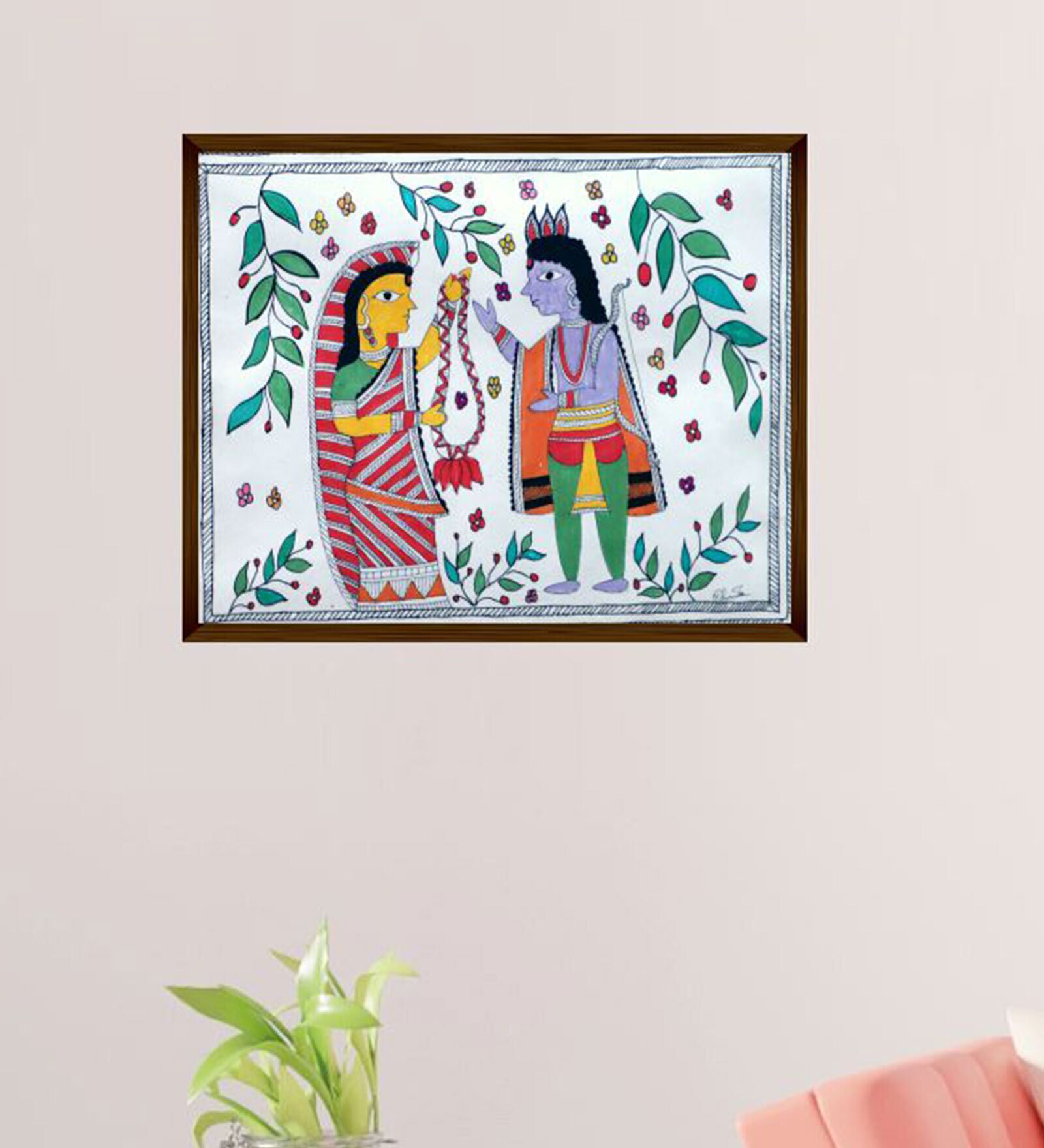 Buy 16X18 Inches Framed Canvas Painting By The Art House at 55% OFF by ...