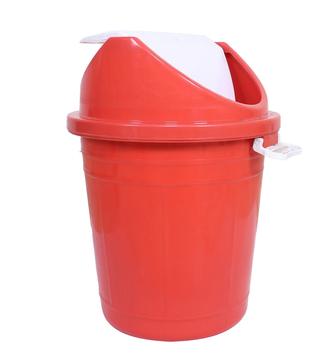 Buy 30 Litre Red Plastic Swing Top Dustbin By Kuber Industries at 49% ...