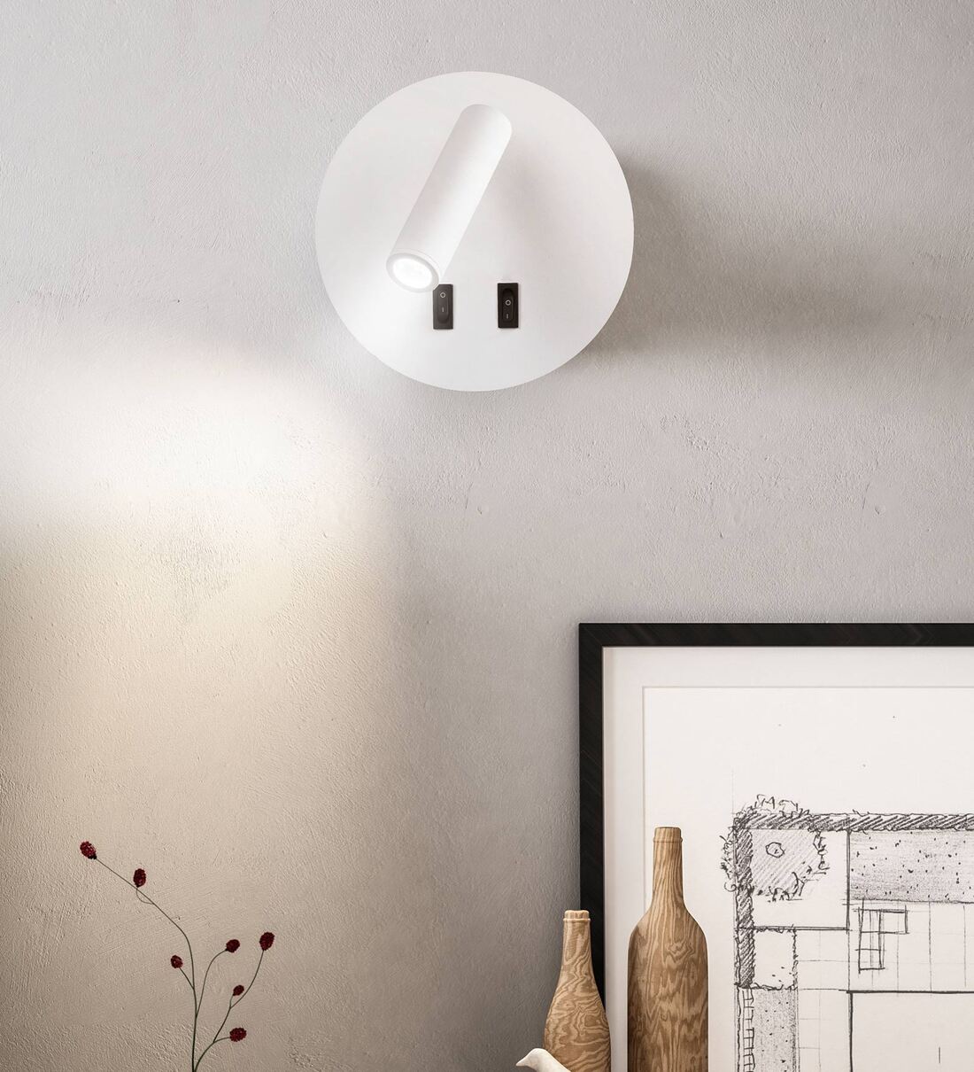 Buy Modern White Metal LED Wall Lights by Philips Online - LED Wall ...