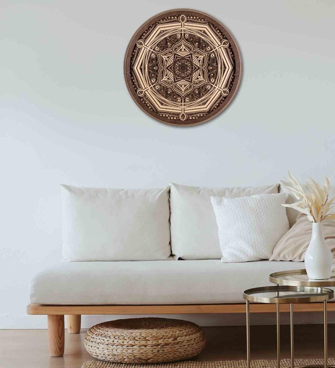 Buy 3D Bloom Birch Plywood Wall Mural In Brown at 31% OFF by Wooden Art Studio | Pepperfry