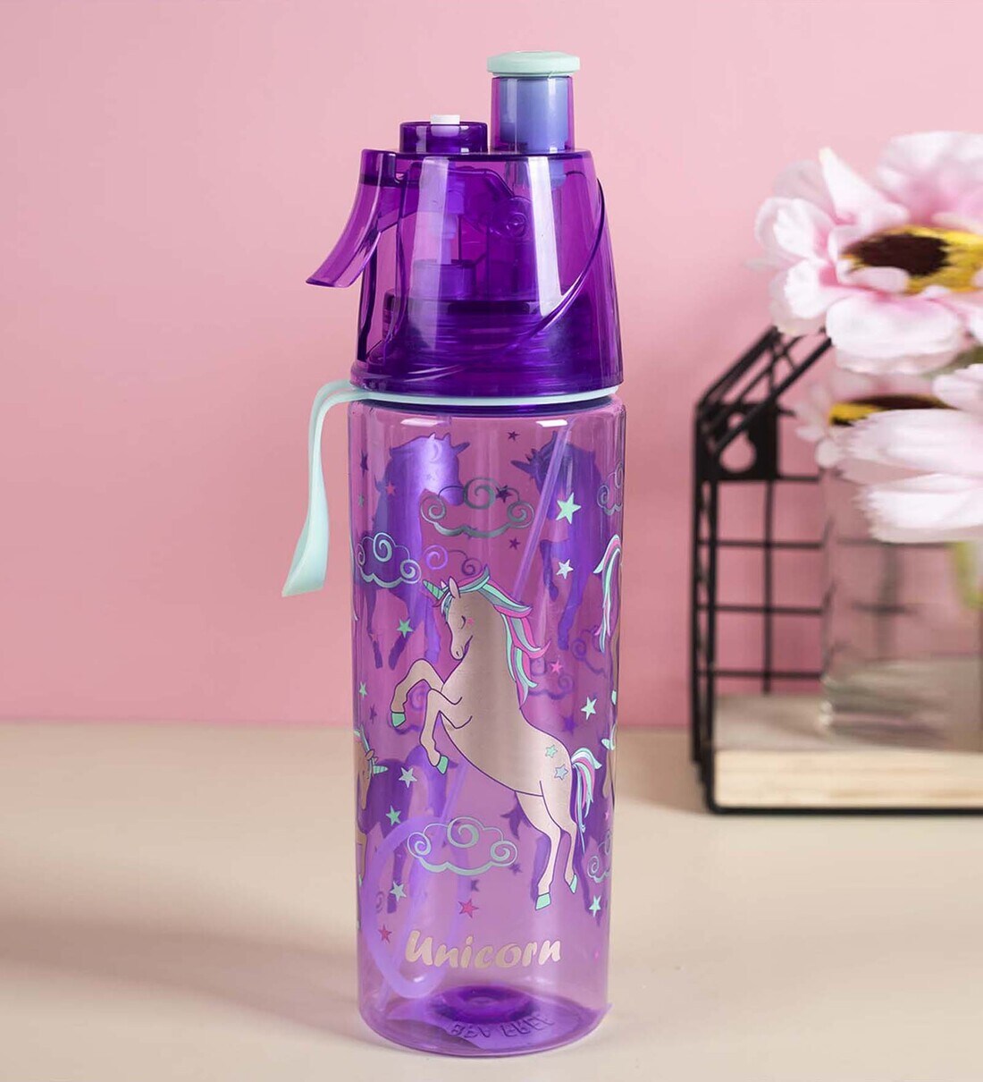 Buy Pretty Unicorn 500ml Purple Bottle at 62% OFF by Market 99 | Pepperfry