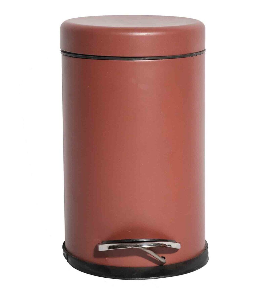 Buy 7 Ltr Brown Stainless Steel Step On Dustbin at 55% OFF by Mofna ...
