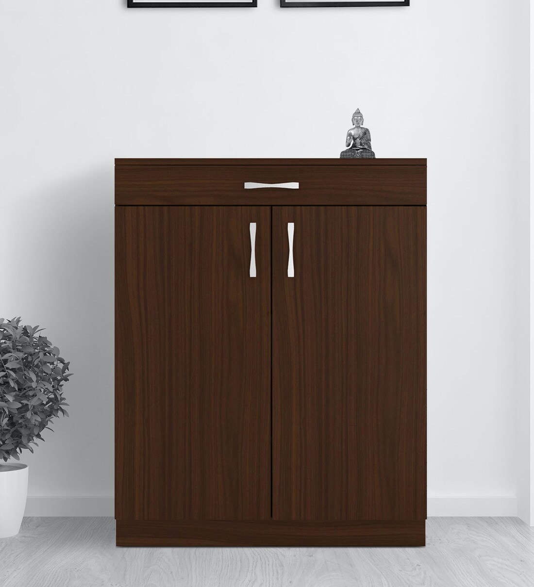 Buy Alana 2-Door Shoe Cabinet with Drawer & Ventilated Shelves in ...