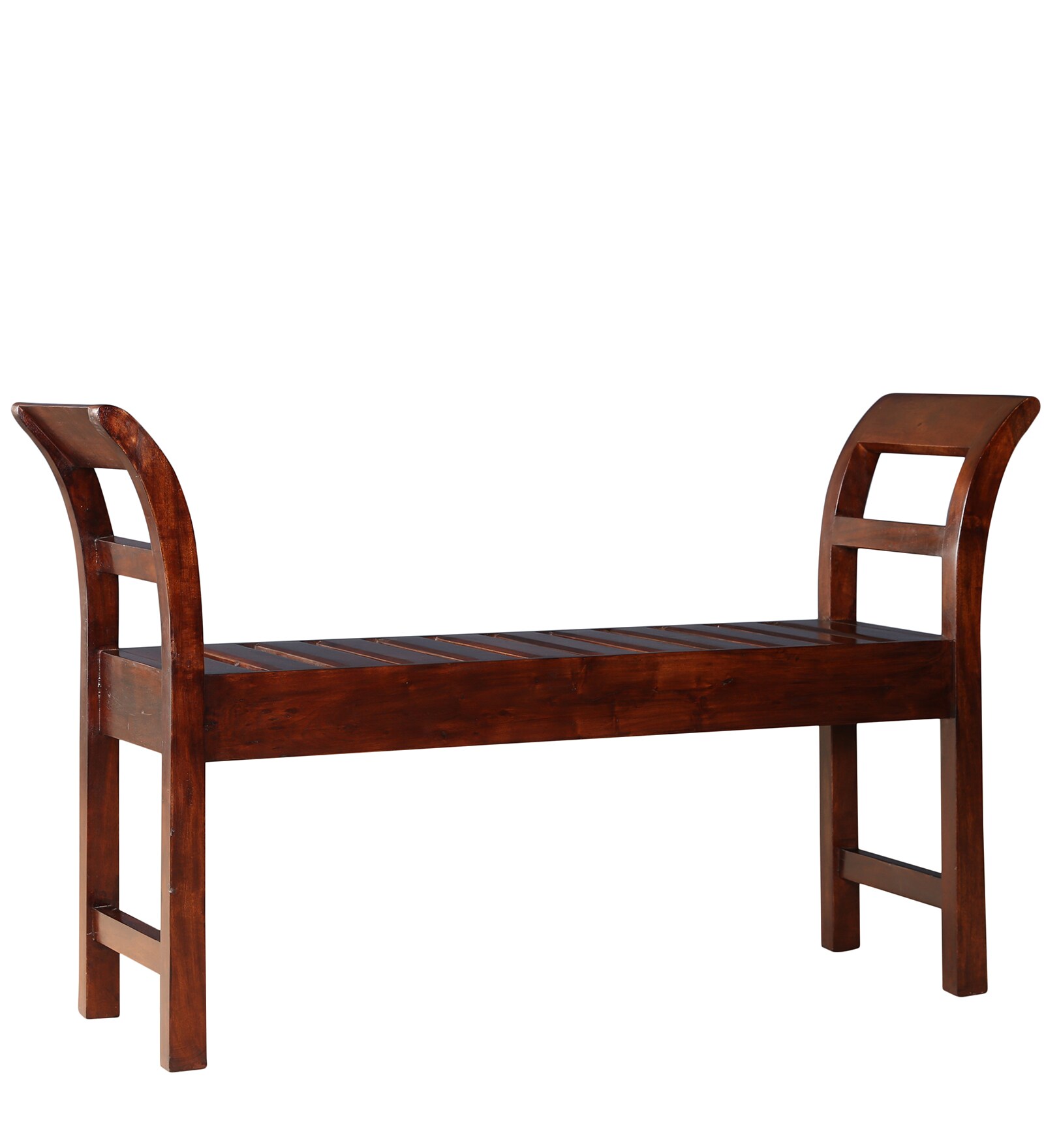 Buy Adora Bench in Chestnut Finish at 48% OFF by HomeTown | Pepperfry