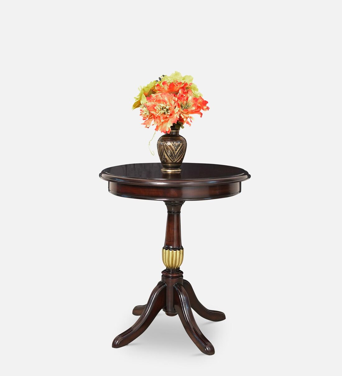 Buy Allina Solid Wood End Table in Rosewood Finish Online - Traditional ...