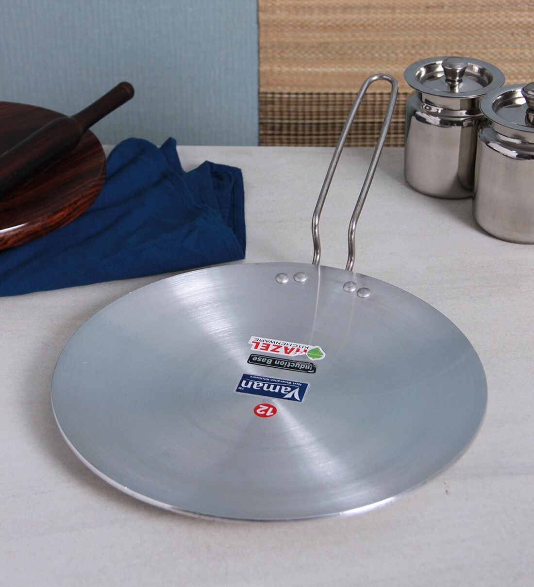 Buy Aluminium Induction Base Tawa by Hazel at 30% OFF by Hazel | Pepperfry