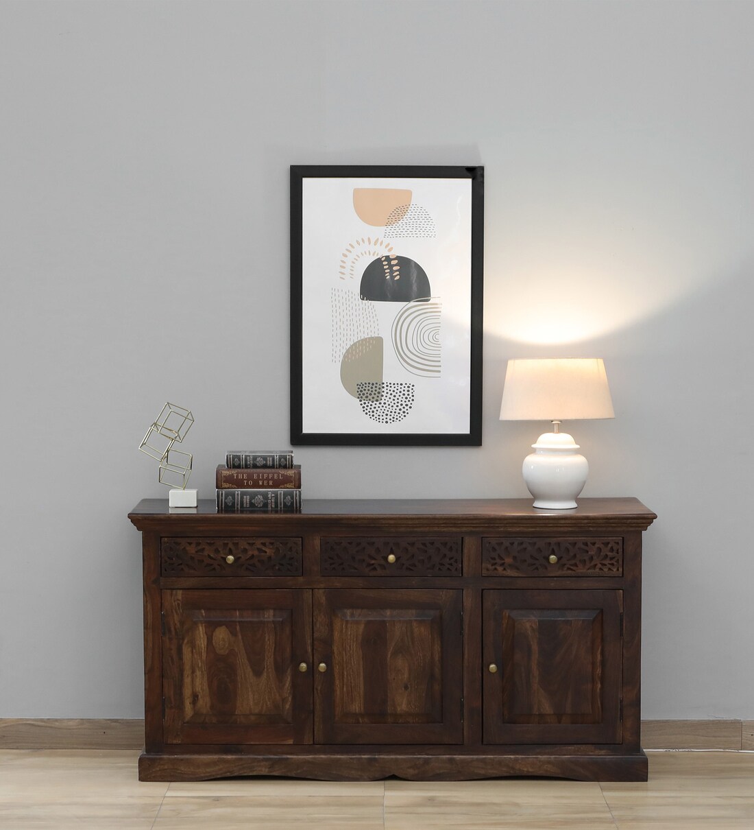 Buy Aramika Sheesham Wood Sideboard In Provincial Teak Finish at 6% OFF ...