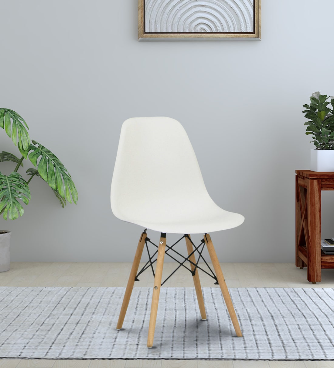 Buy Avina Plastic Iconic Chair in White Colour at 4% OFF by Finch Fox ...