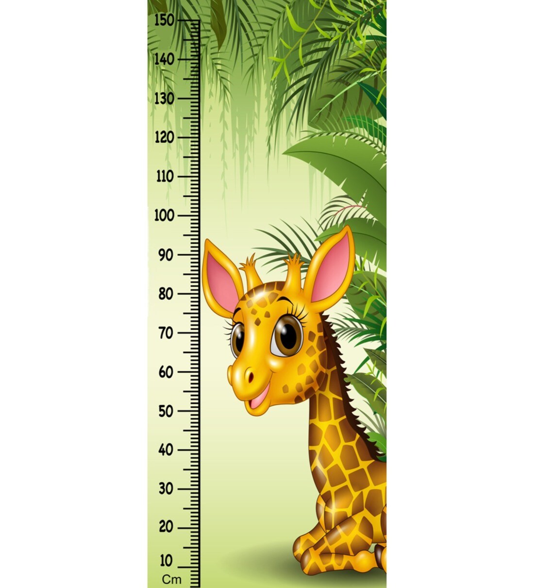 Buy Beautiful Giraffe Height Chart in Multicolour by Wens Online ...