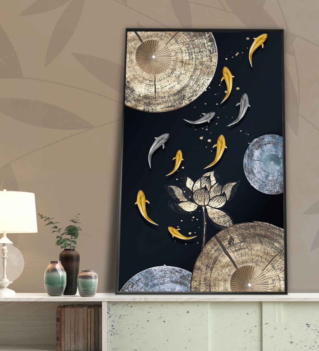 Buy Cultural Black Canvas Framed Wildlife Art Print at 100% OFF by Art Street | Pepperfry