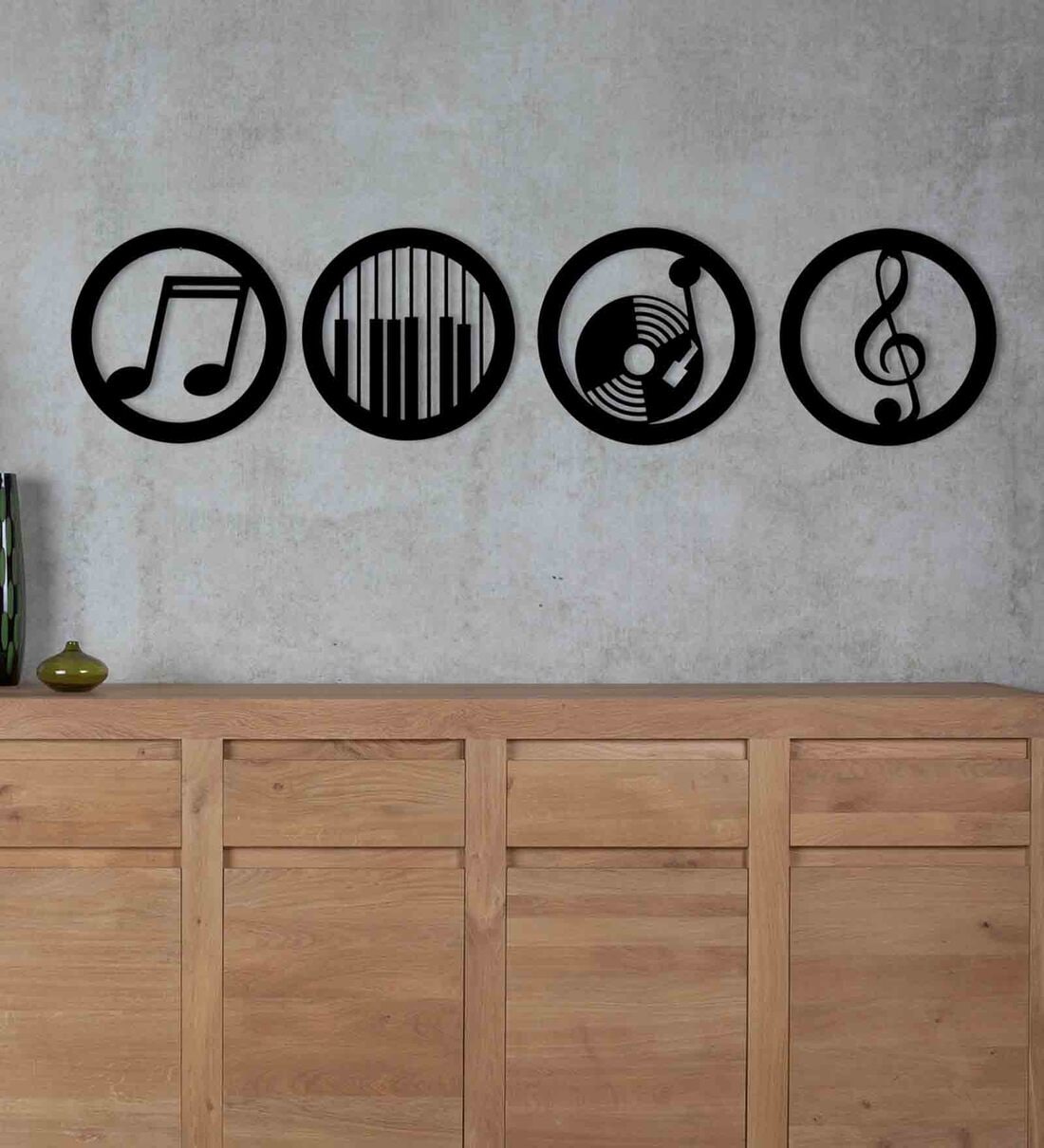 Buy Black MDF Wall Art (Set Of 4) By Craftter at 17% OFF by Craftter ...