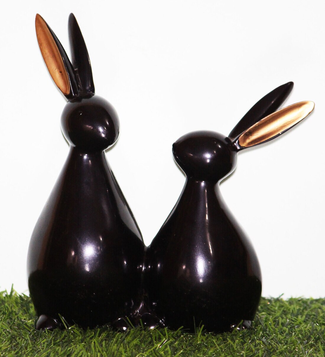 Buy Black Resin Rabbit Showpiece Online - Animal Figurines - Animal ...