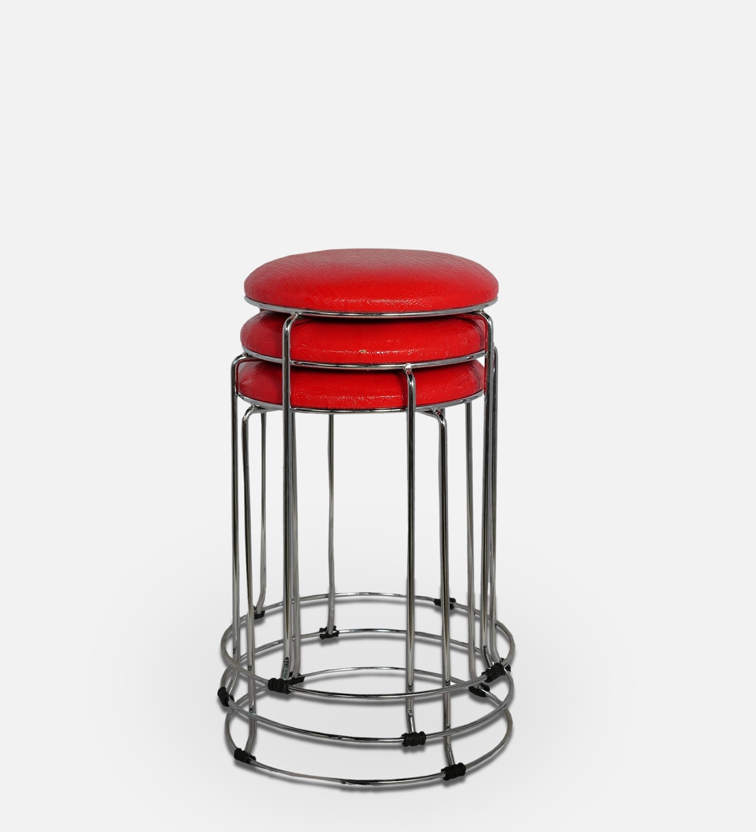 Buy Bliss Stool in Red Colour by Creative Seating System at 26% OFF by ...