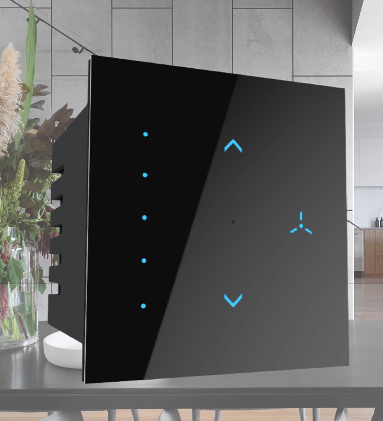 Buy Black Smart Touch Switch Fan Regulator By Kamonk Online - Smart Bulbs - Smart Lights - Lamps ...