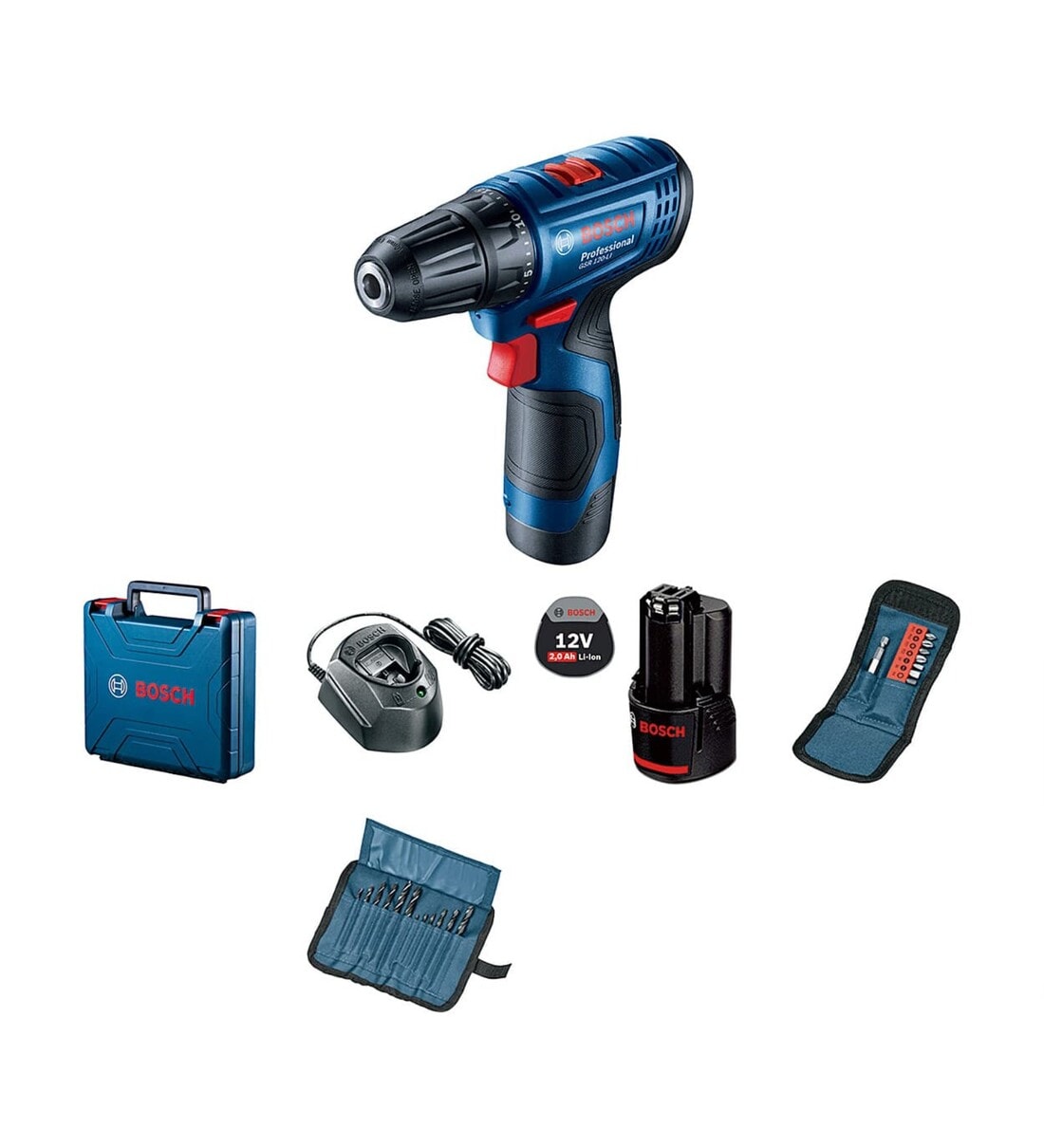 Buy Bosch GSR 120-LI 12V Lithium-ion Professional Drill Driver ...