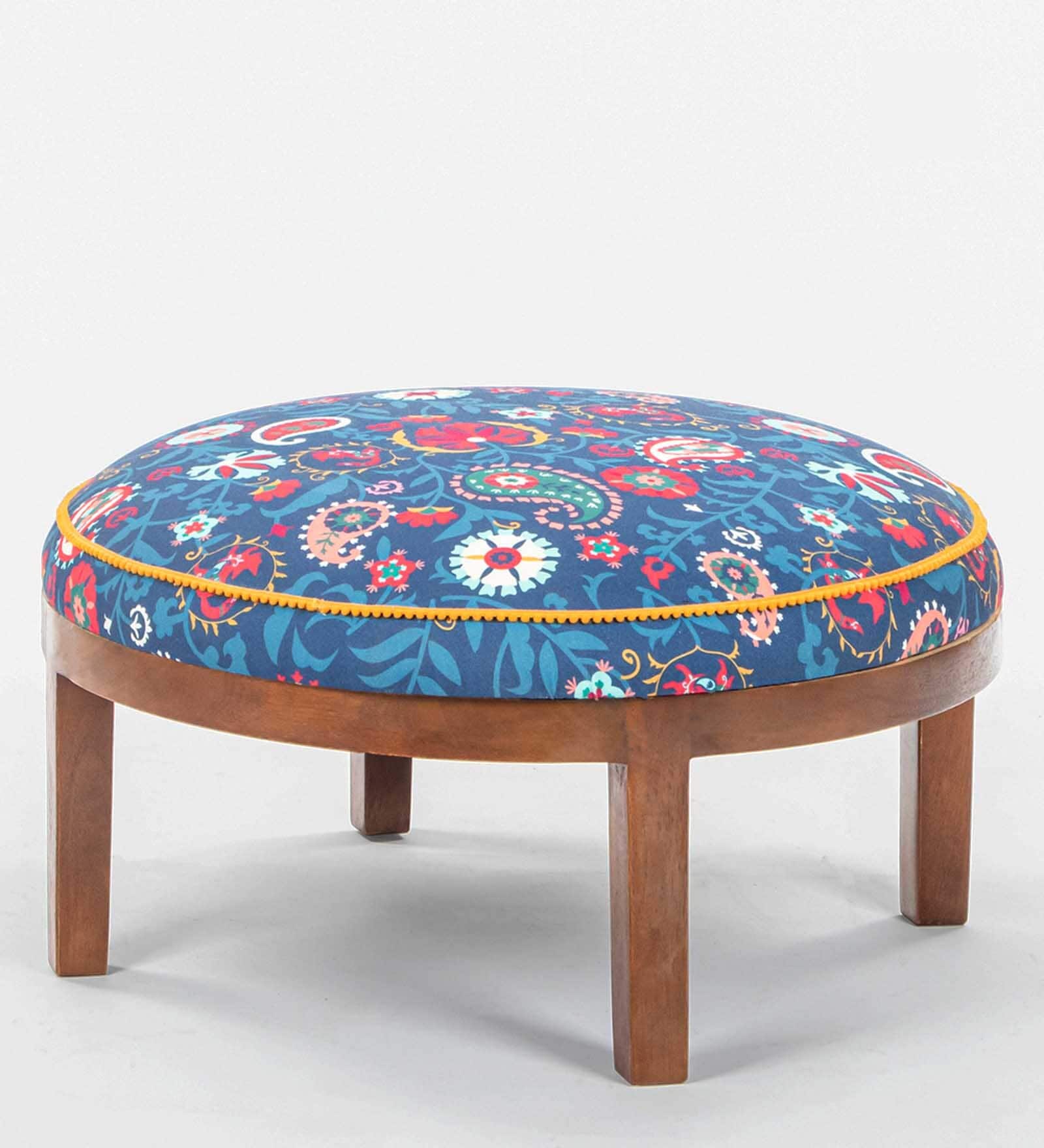 Buy Bohemian Foot Stool in India Paisleys Design at 25% OFF by Chumbak ...