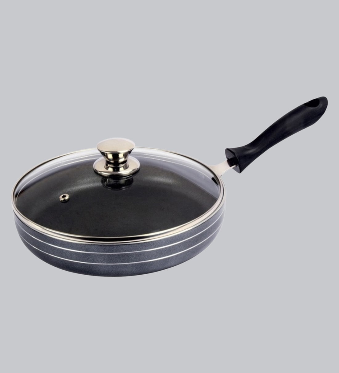 Buy Bright Home Appliances Aluminium Non-Stick Fry Pan, 2 Ltr Online ...