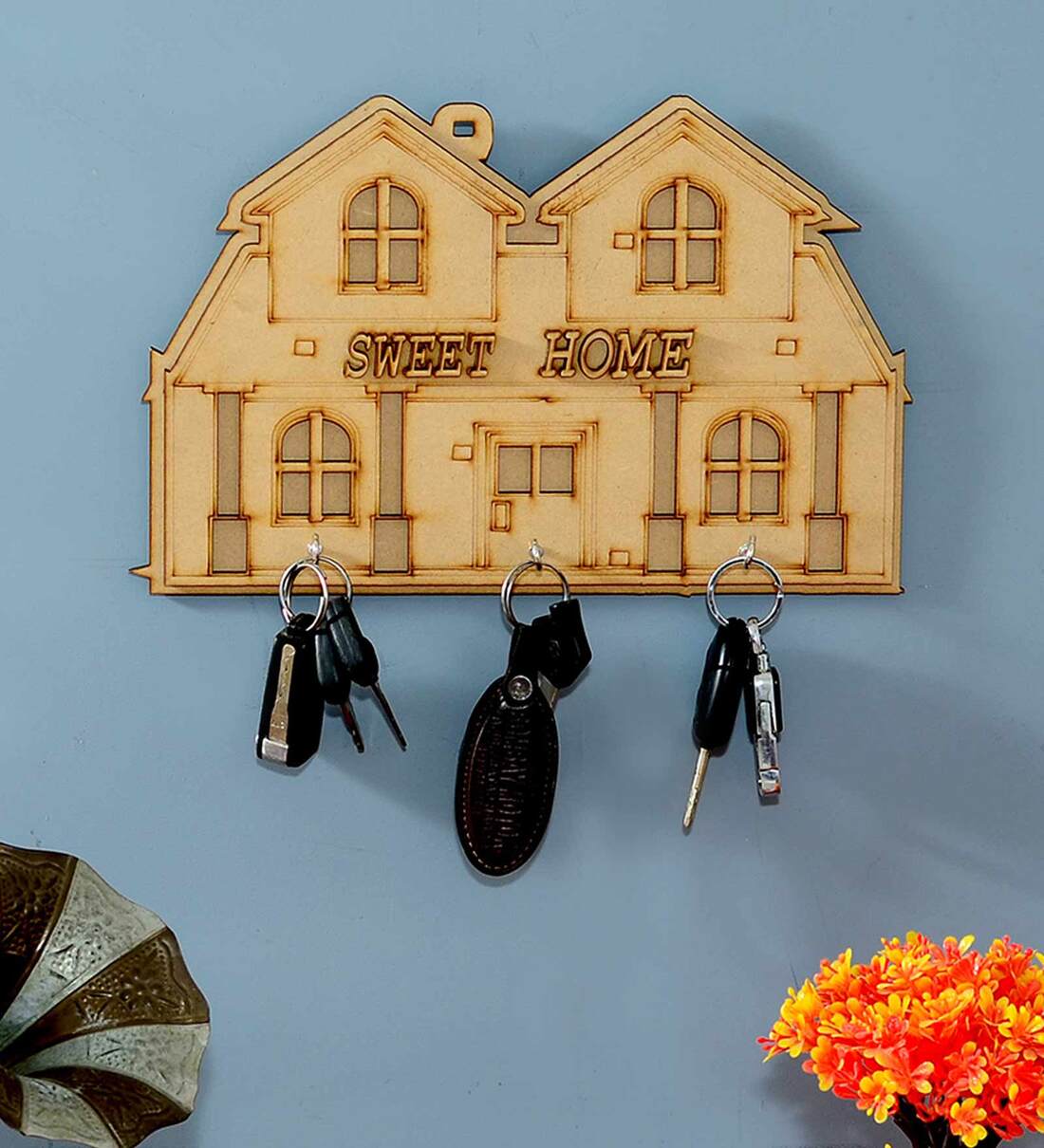 Buy Brown Mdf Home Decorative Key Holder at 42% OFF by Craft Tree ...
