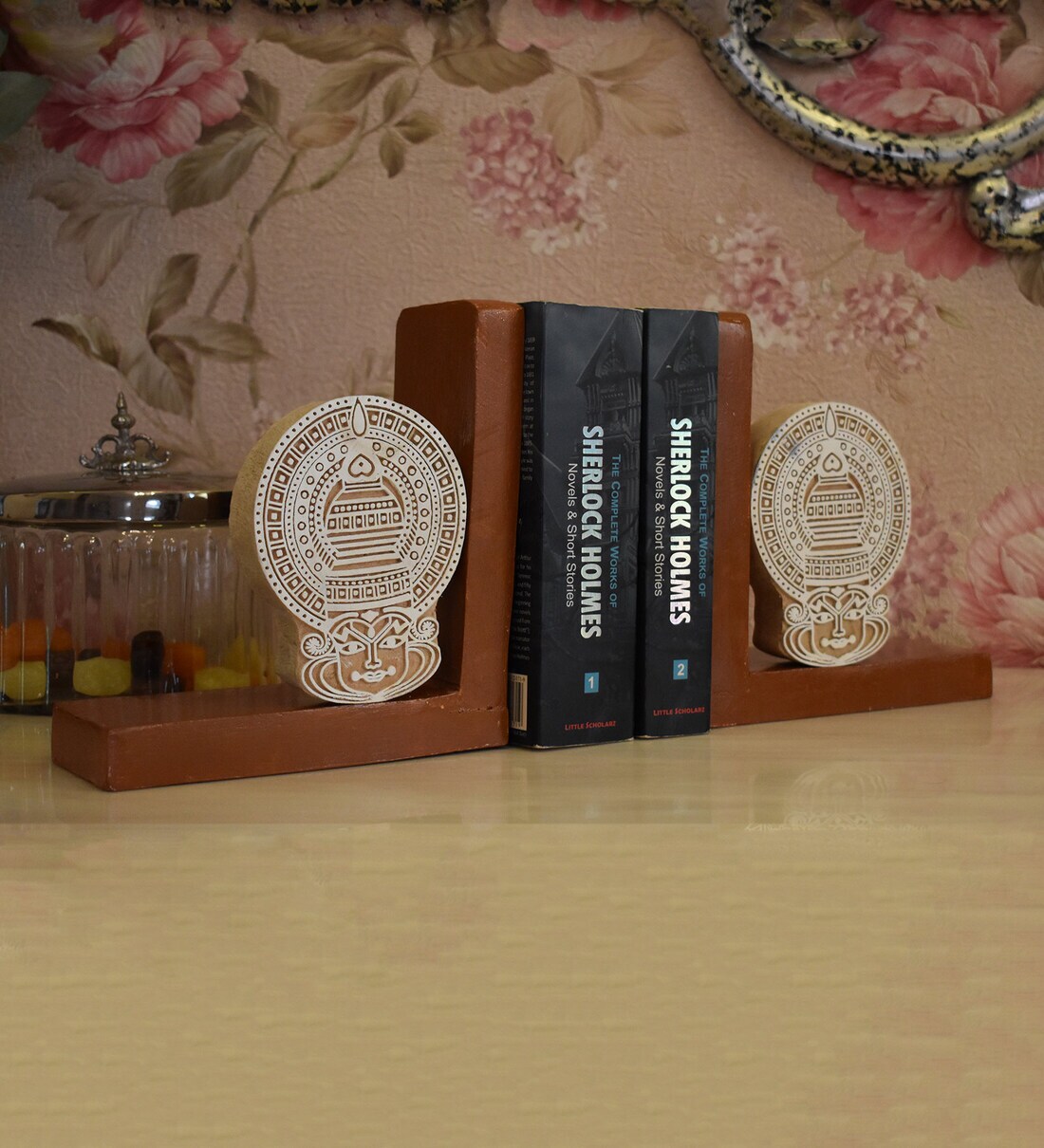 Buy Brown Mdf Kathak Bookend Online - Bookends - Table Organizers ...
