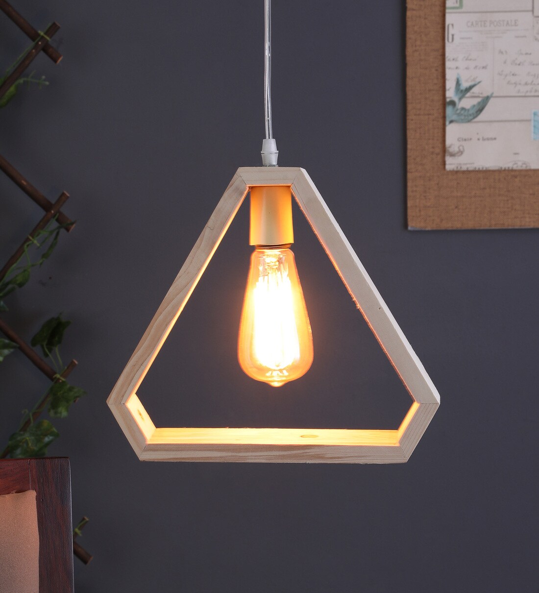 Buy Bayberry Brown Wood Hanging Light by DecorativeRay at 64% OFF by ...