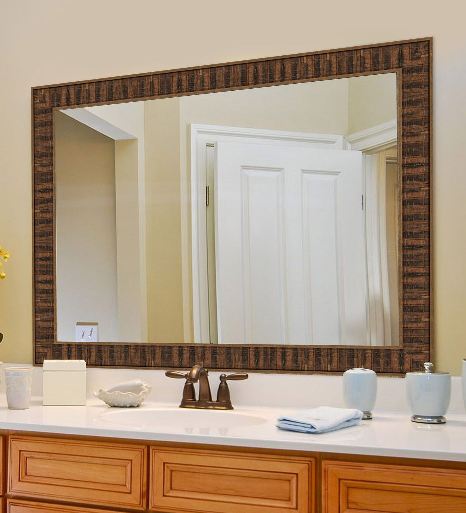 Buy Brown Synthetic Classic Wall Mirror at 29% OFF by Elegant Arts and ...