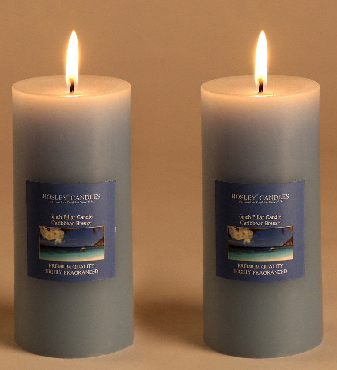 Buy Caribbean Breeze 6 Inches Pillar Candles at 39% OFF by Hosley ...