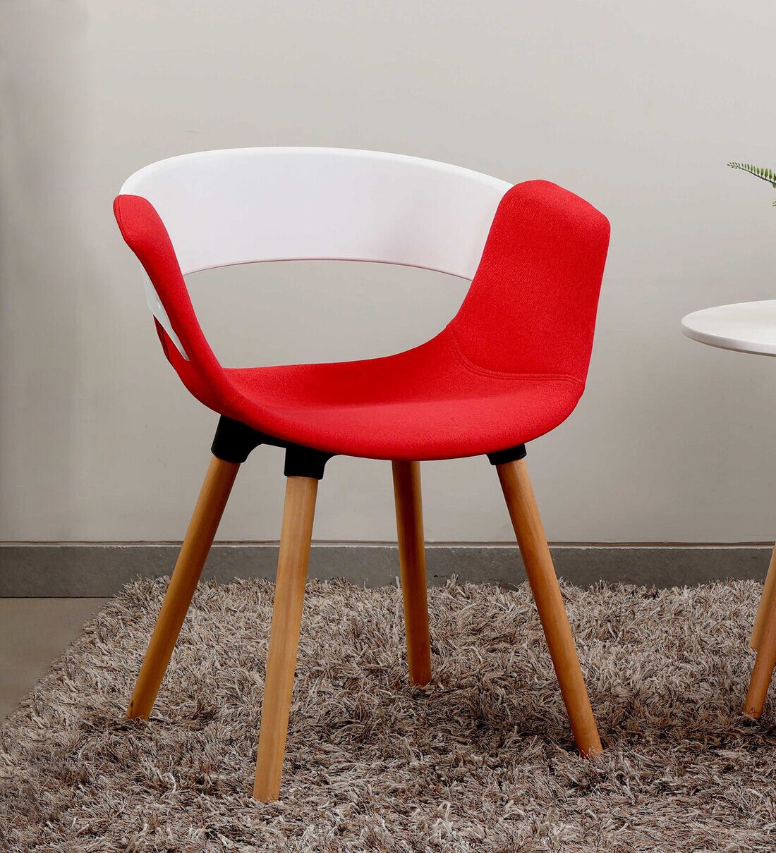 Buy Casper Fabric Iconic Chair in Red Colour Online - DSW Replica ...