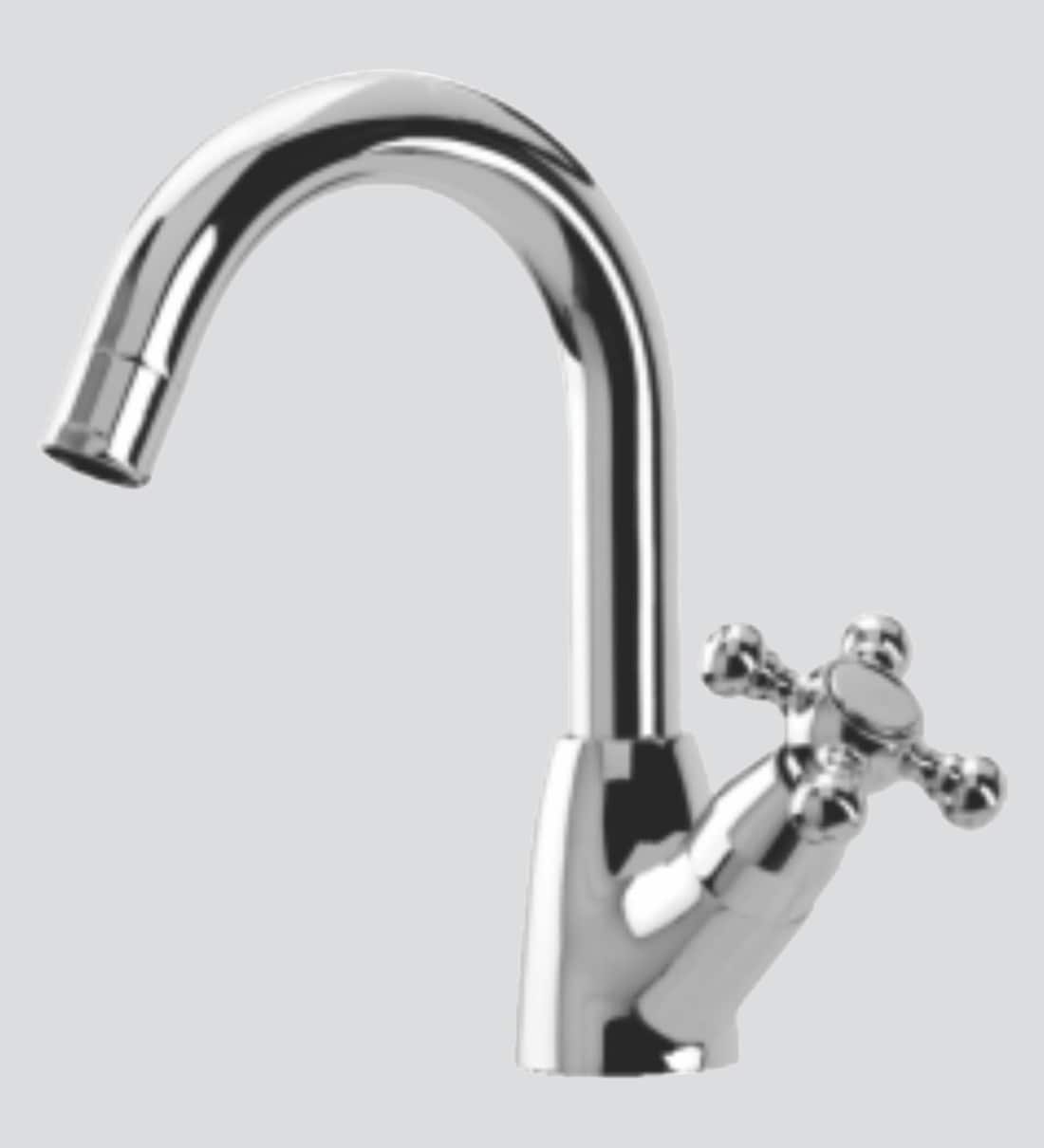 Buy Brass Pillar Cock Basin Tap In Chrome Finish (Model No: F2009105 ...