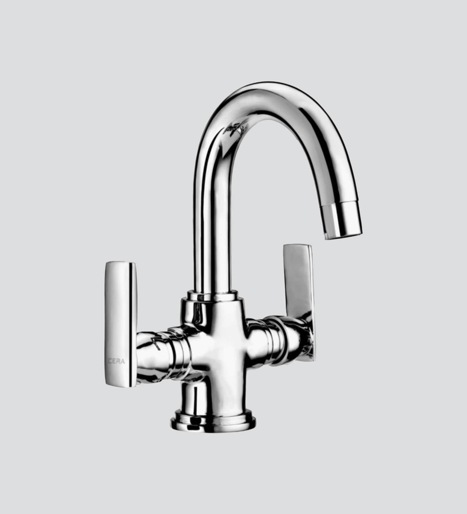 Buy Brass Basin Mixer Basin Tap In Chrome Finish (Model No: F1003461 ...