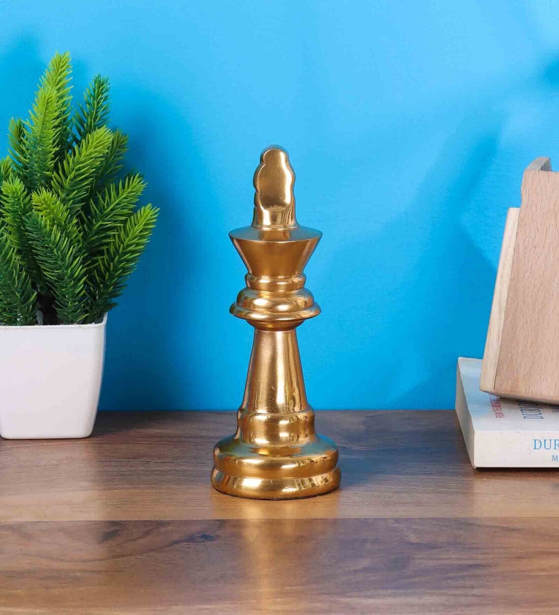 Buy Chesss King Golden (Small ) Abstract Decor Piece Online ...