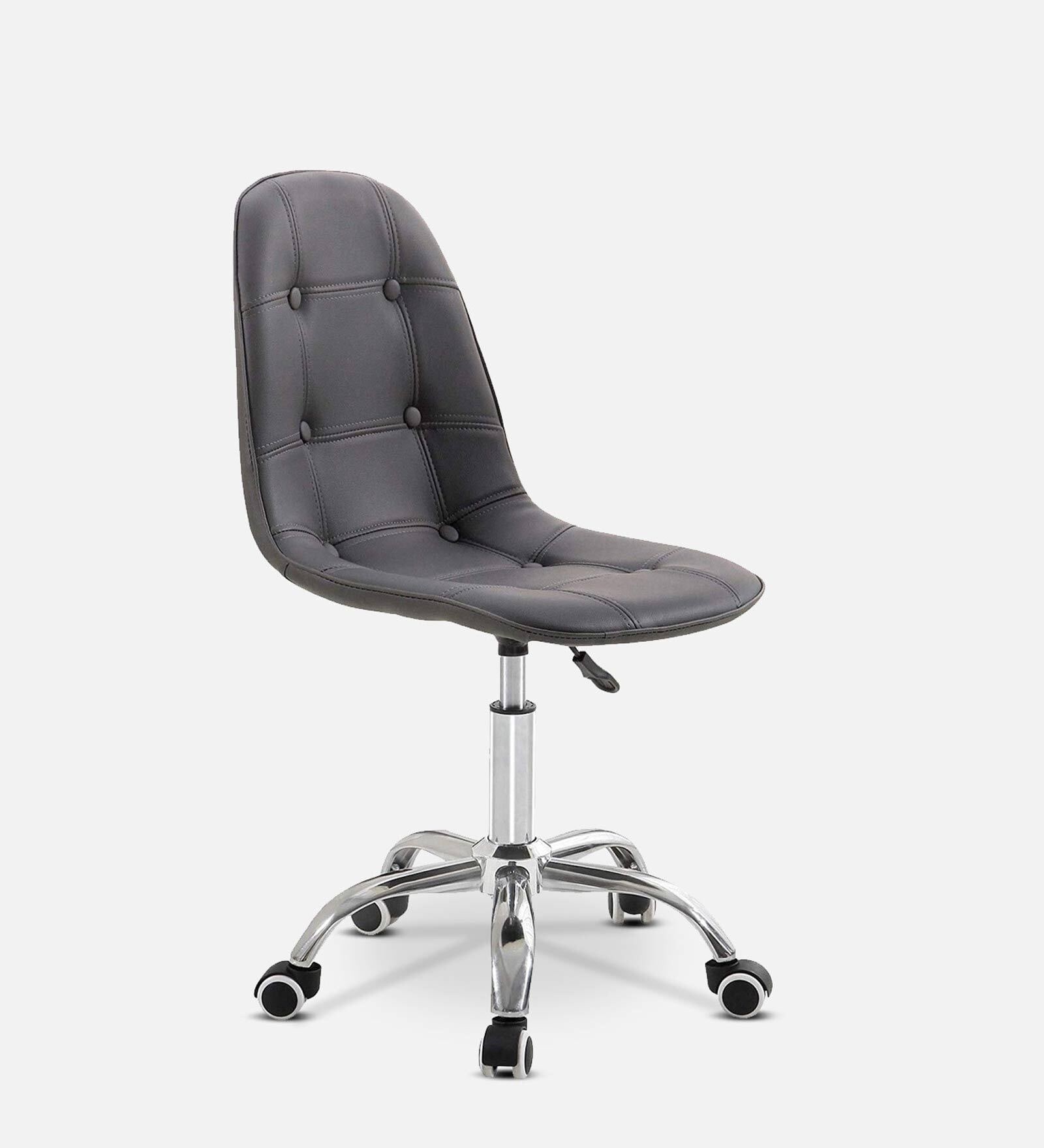 Buy Charles Jacobs Leatherette Guest Chairs in Grey Colour at 5% OFF by ...