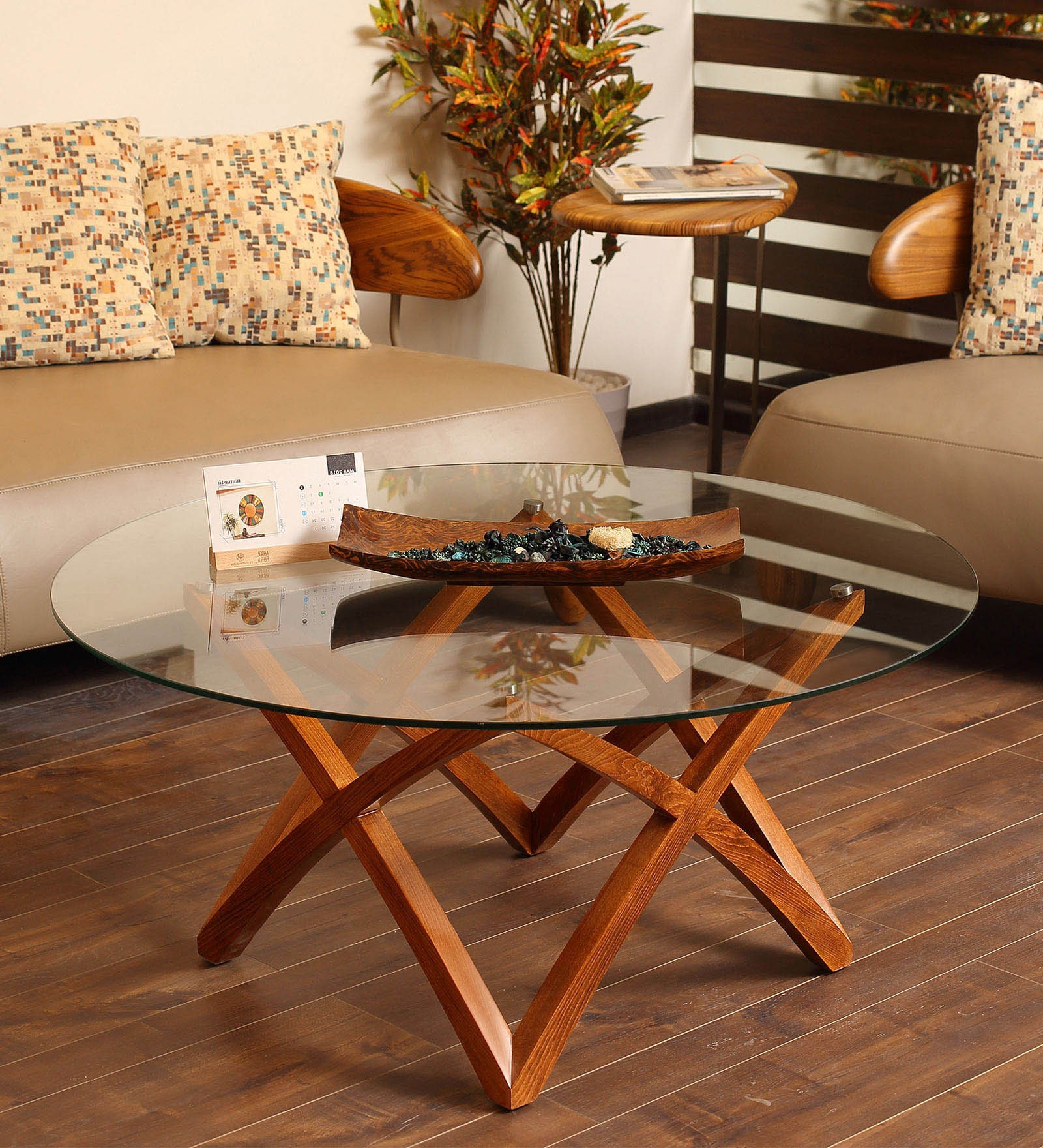 Buy Church Center Table in Walnut Finish by F9 Furnichair Online ...