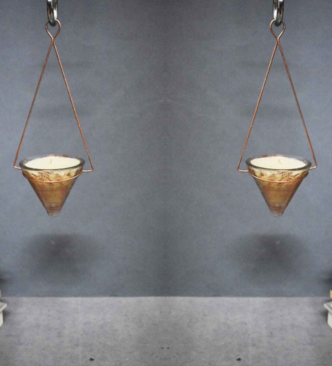 Buy Copper Wax Hanging Candles By Color Palette at 52% OFF by Color ...