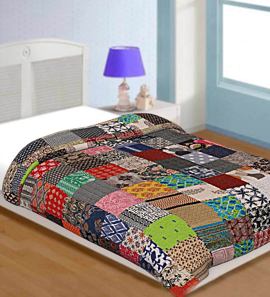 Buy Cotton 200 GSM AC Room single Bed Quilt by Jaipur Fabric at 35% OFF ...