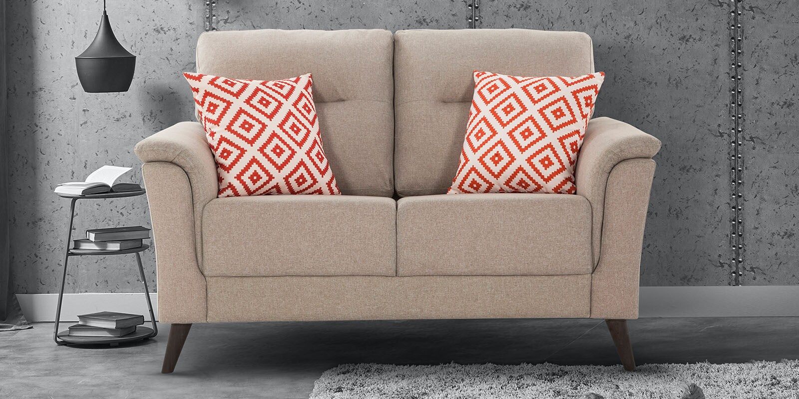 Buy Concorde 2 Seater Sofa in Beige Colour at 32% OFF by Urban Living ...