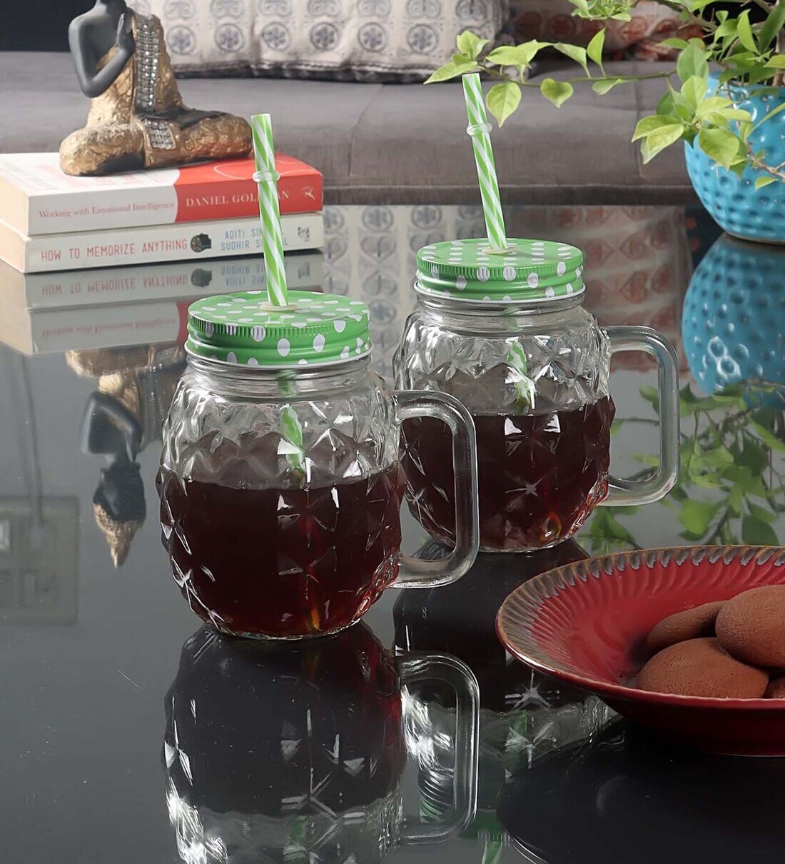 Buy Crystal 350ml Glass (Set of 2) Sipper Online - Sippers - Sippers ...