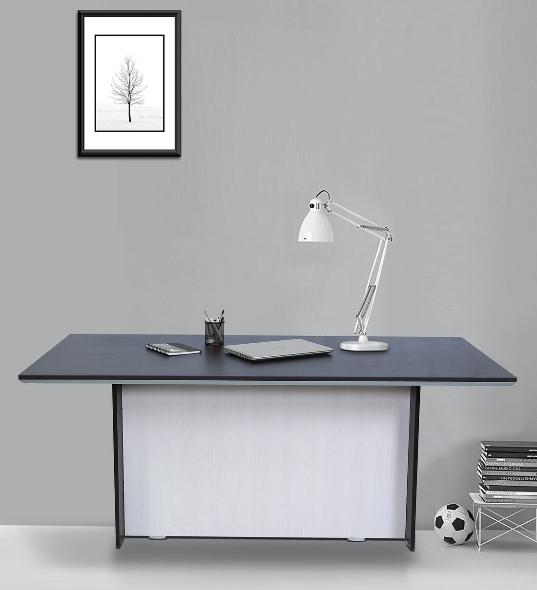 Buy Diamond Office Table in Wenge Finish Online - Work Stations ...