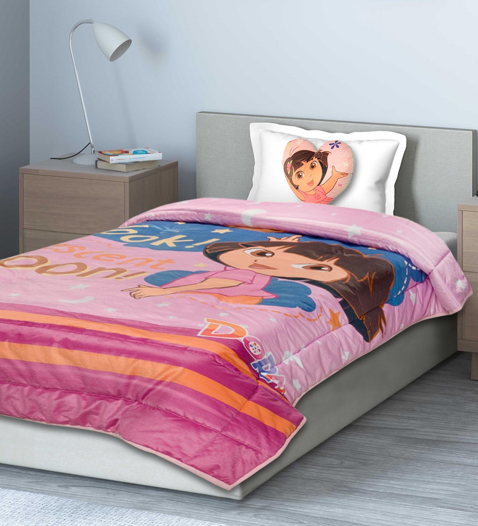 Buy Dora Quilt with 1 Cushions in Pink by Saral Home at 57% OFF by ...