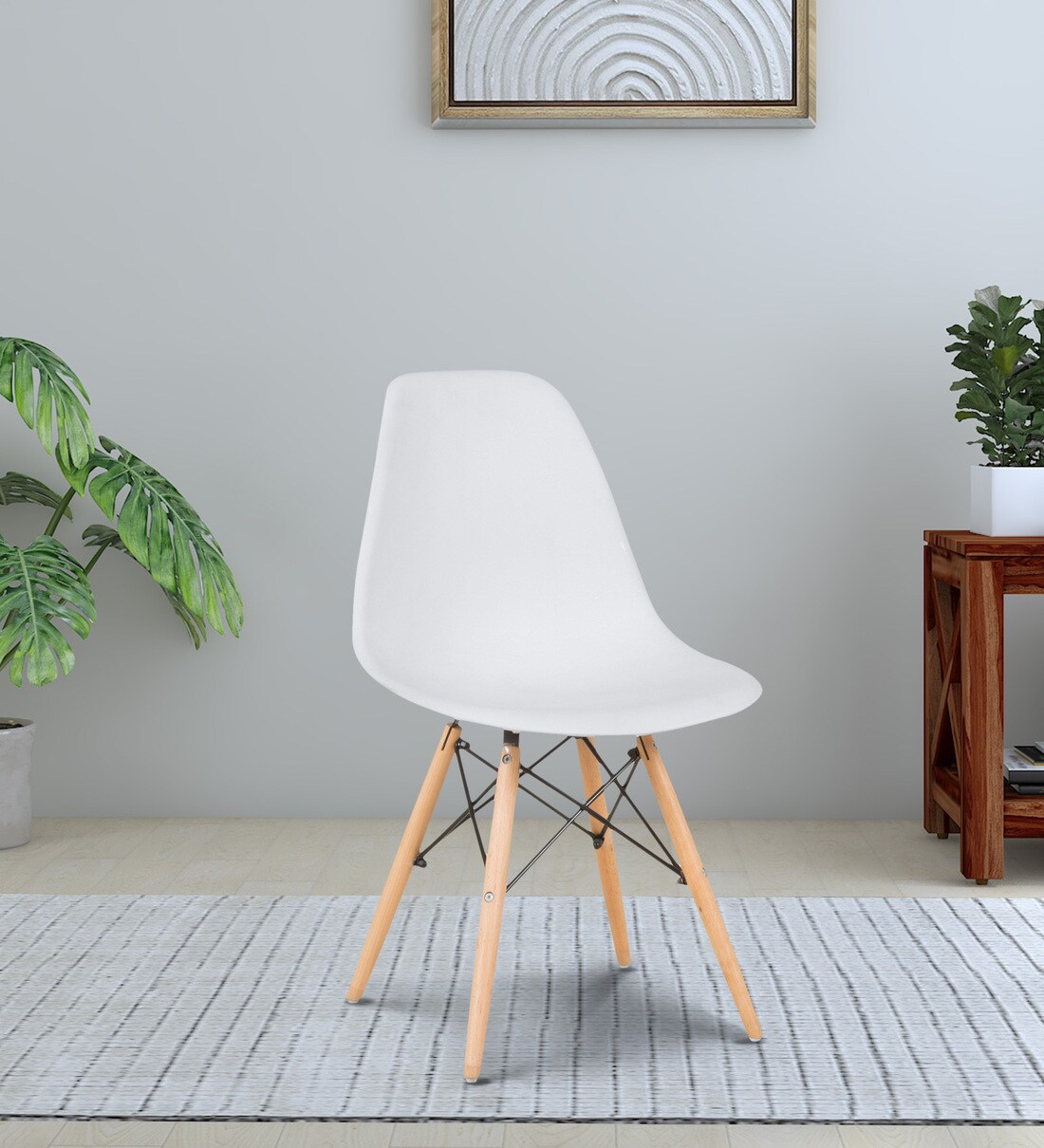 Buy Eames Plastic Iconic Chair in White Colour at 5% OFF by Star India ...