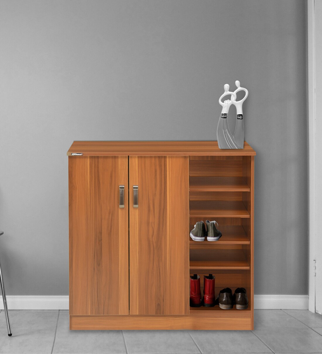 Buy Easton 2 Door Shoe Cabinet in Rosewood Finish at 20% OFF by ...