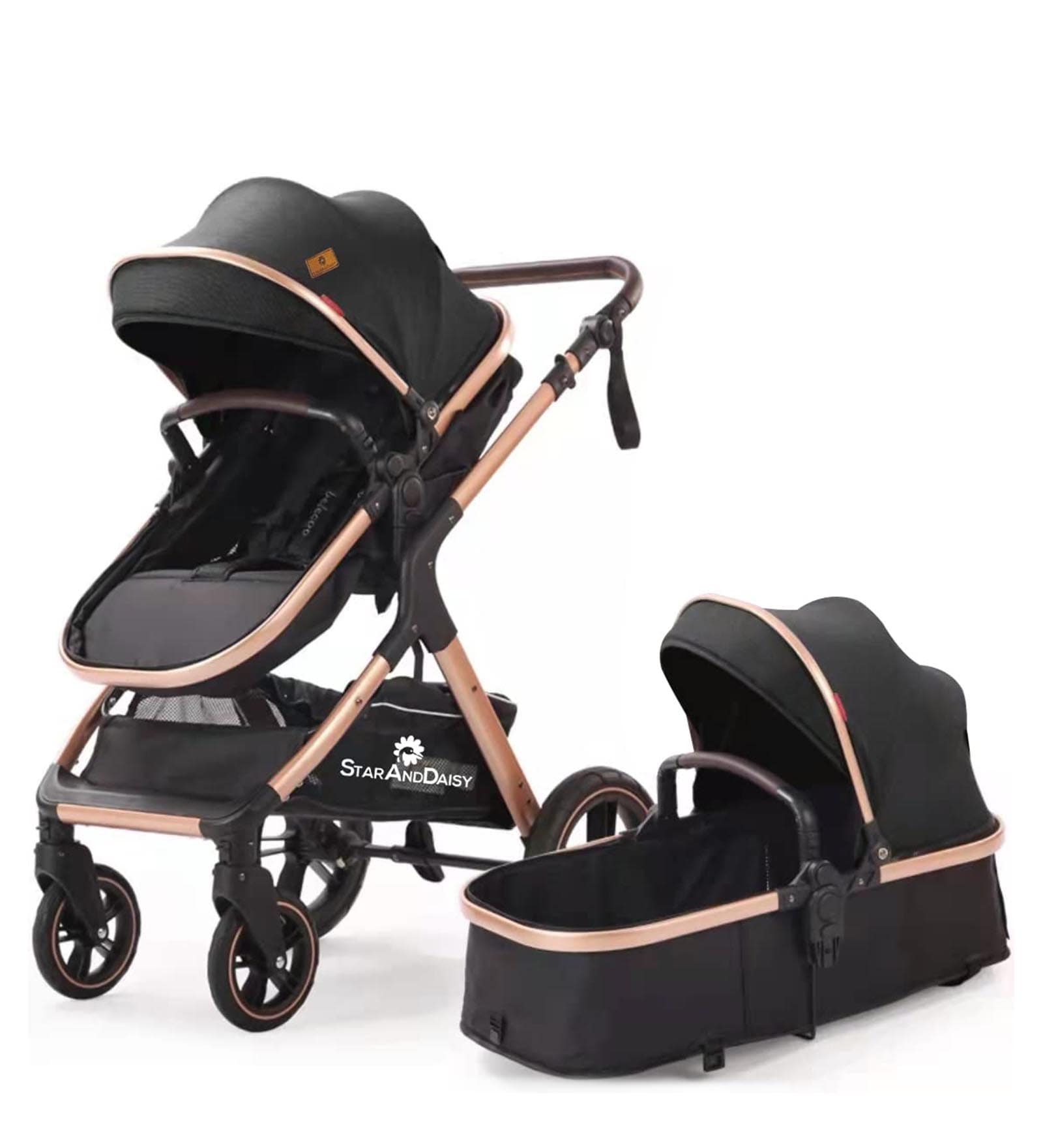 Buy EasyGo Travel Friendly Luxury Baby Pram with high Landscape seat in ...