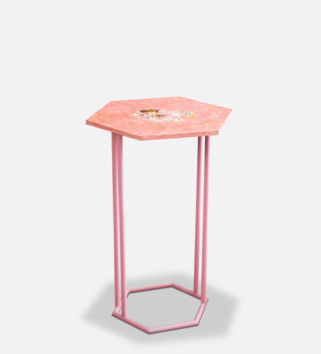 Buy End Table in Pink Colour at 44% OFF by A tiny mistake | Pepperfry
