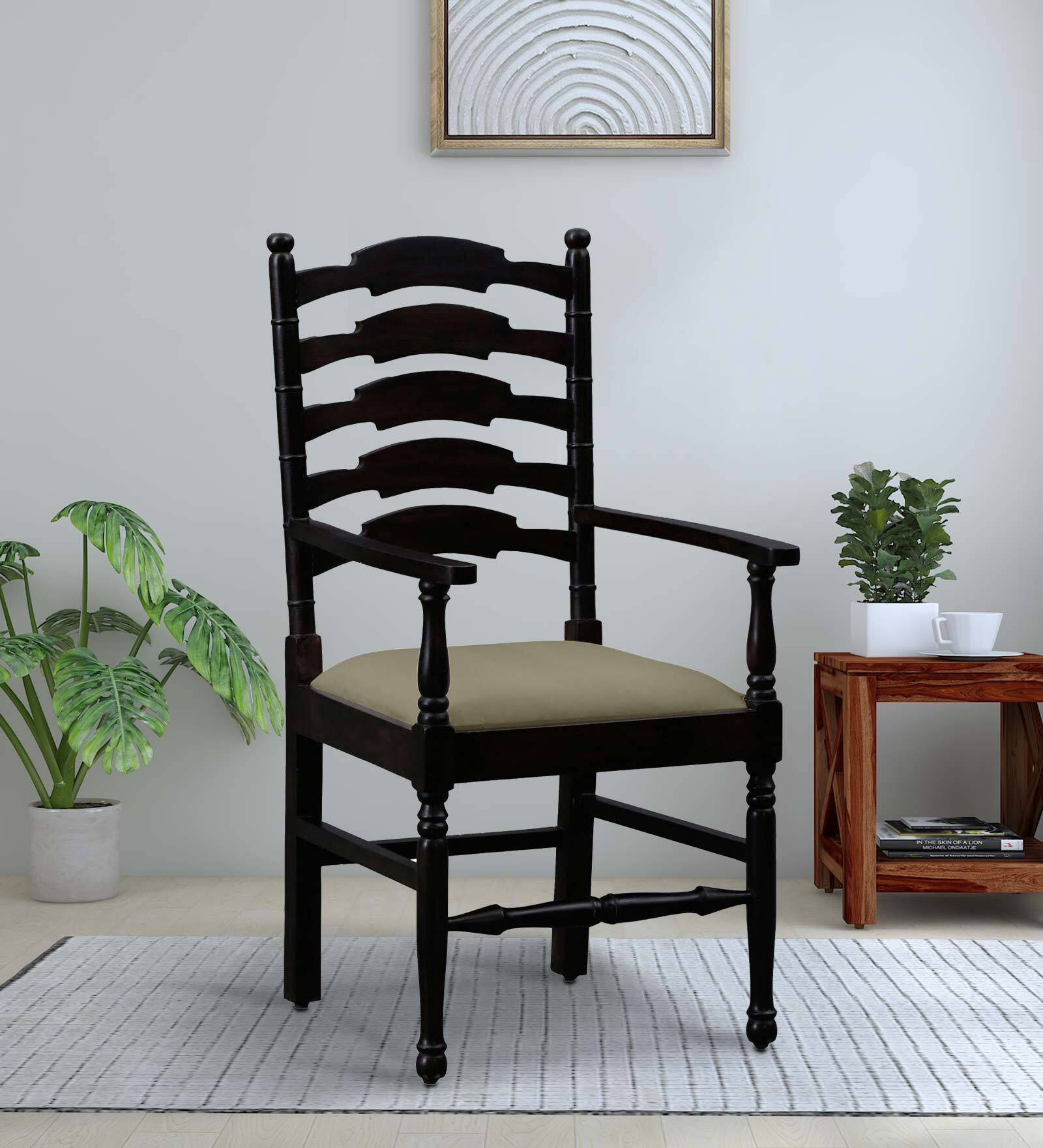 Buy Encore Sheesham Wood Arm Chair In Warm Chestnut Finish at 15% OFF ...