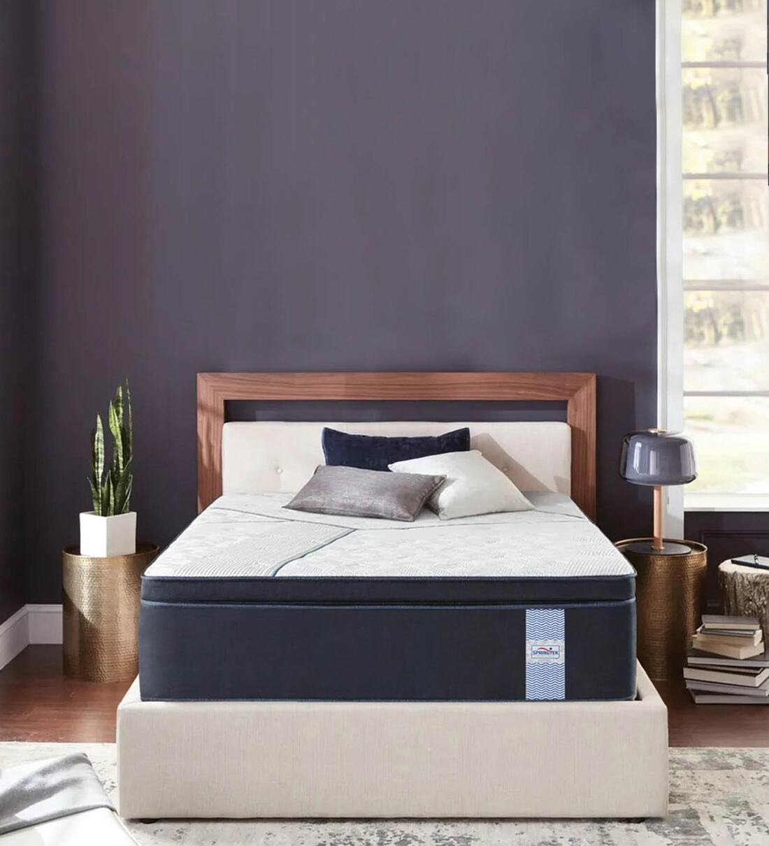 Buy Eurotop 6 inch Pocketed Spring Queen Size Mattress at 47% OFF by ...