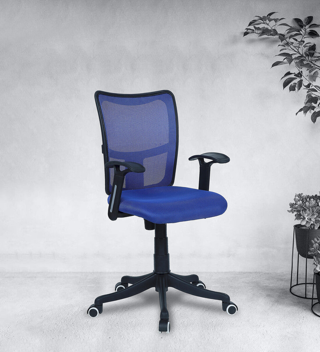 Buy Excel Breathable Mesh Ergonomic Chair in Blue Colour Online ...