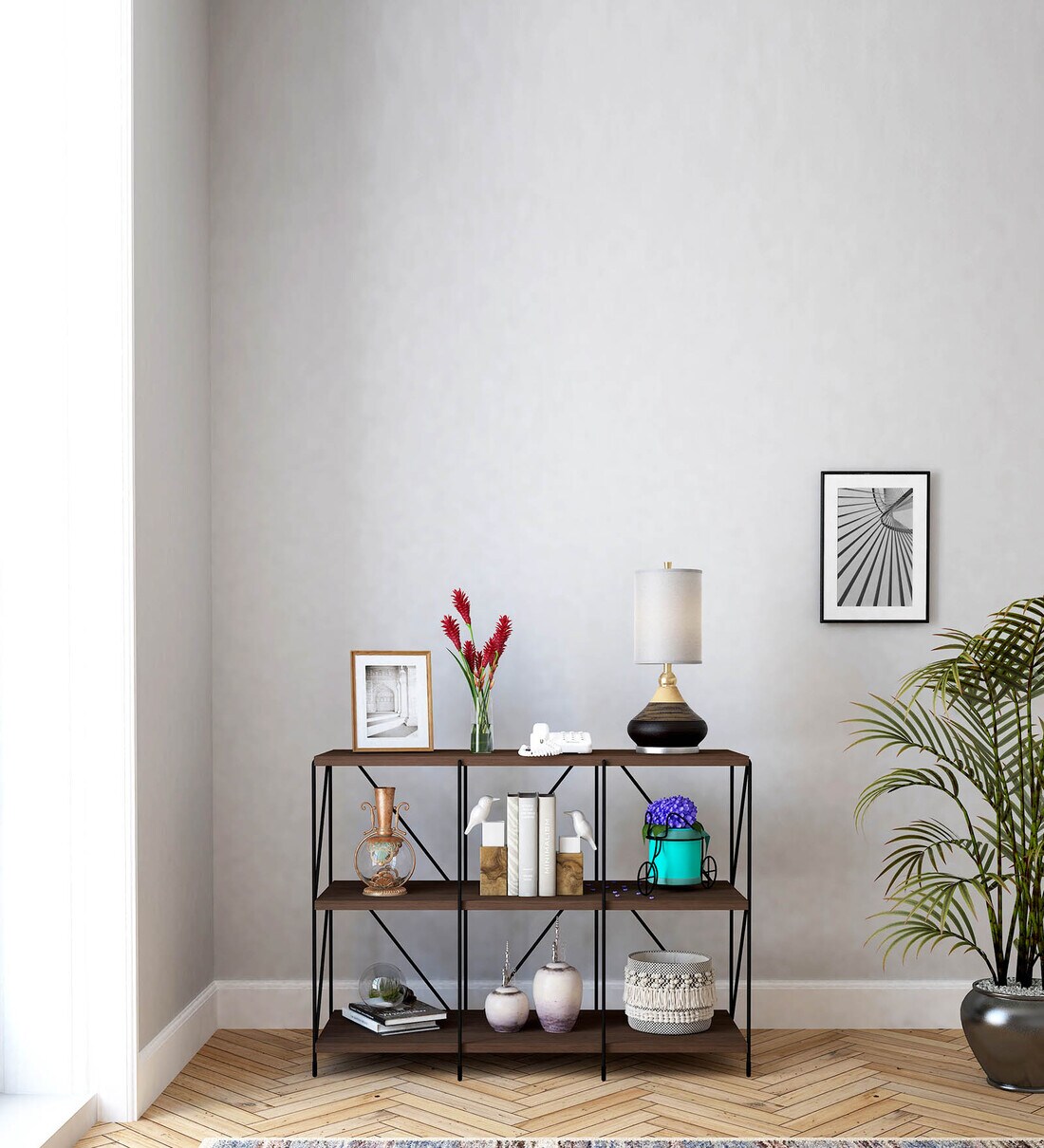 Buy Ezbo Book Shelves in Walnut Finish in 3X2 Cube at 46% OFF by ...