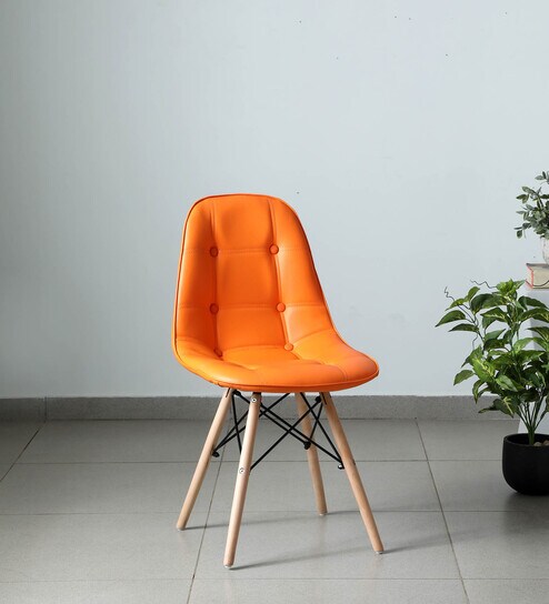 Buy Fansy Fabric Iconic Chair in White Colour Online - DSW Replica ...