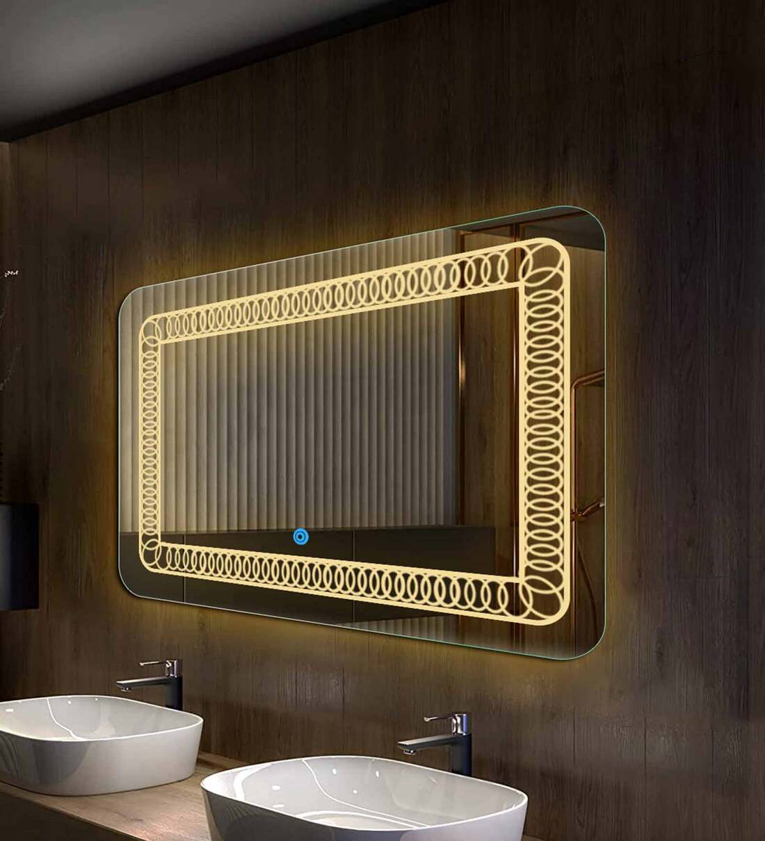 Buy White Glass Professional LED Mirror at 42% OFF by Flair Glass ...
