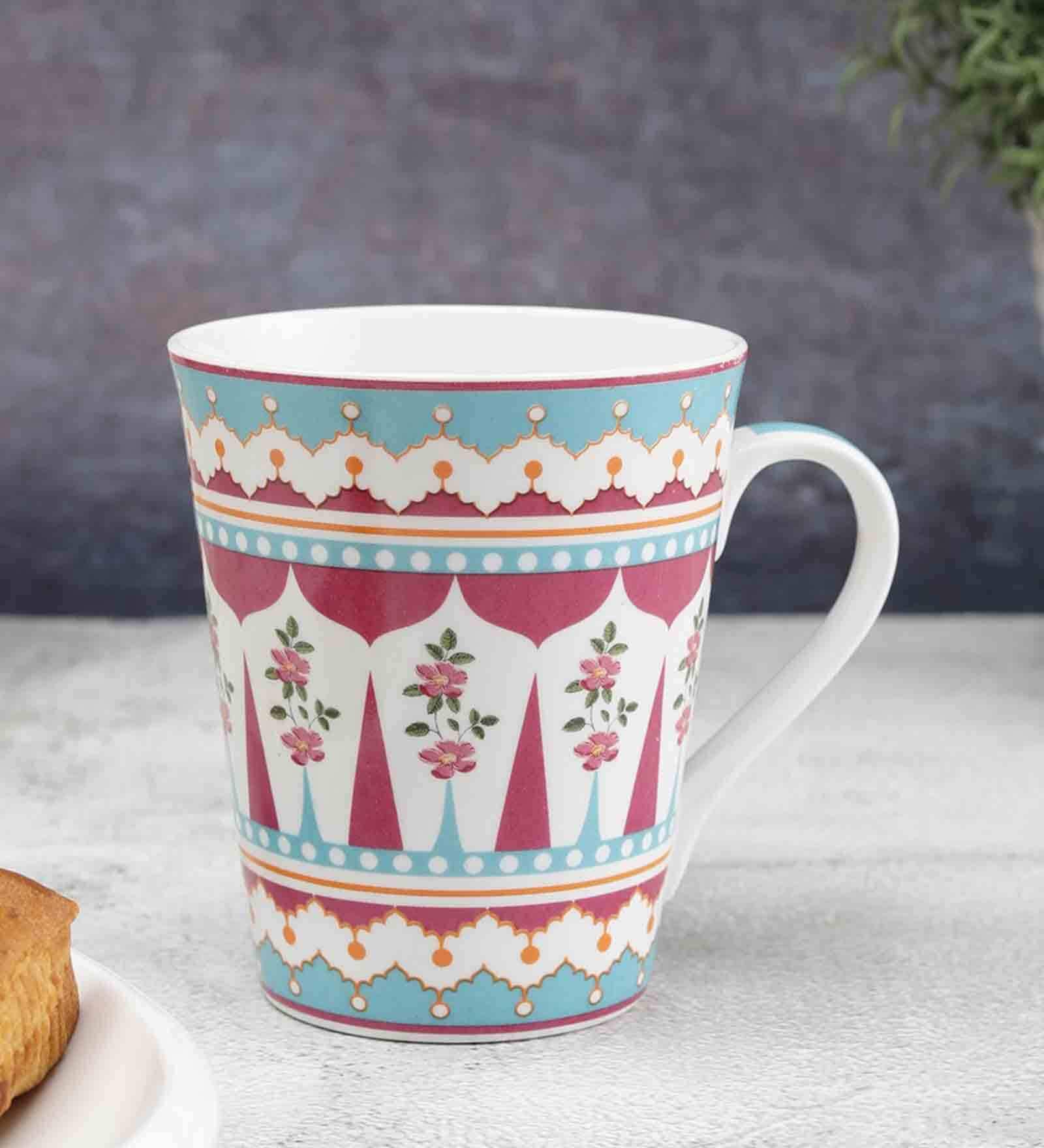 Buy Aden 380ml Pink (Set of 2) Ceramic Coffee Mug Online - Coffee Mugs - Coffee Mugs - Kitchen ...