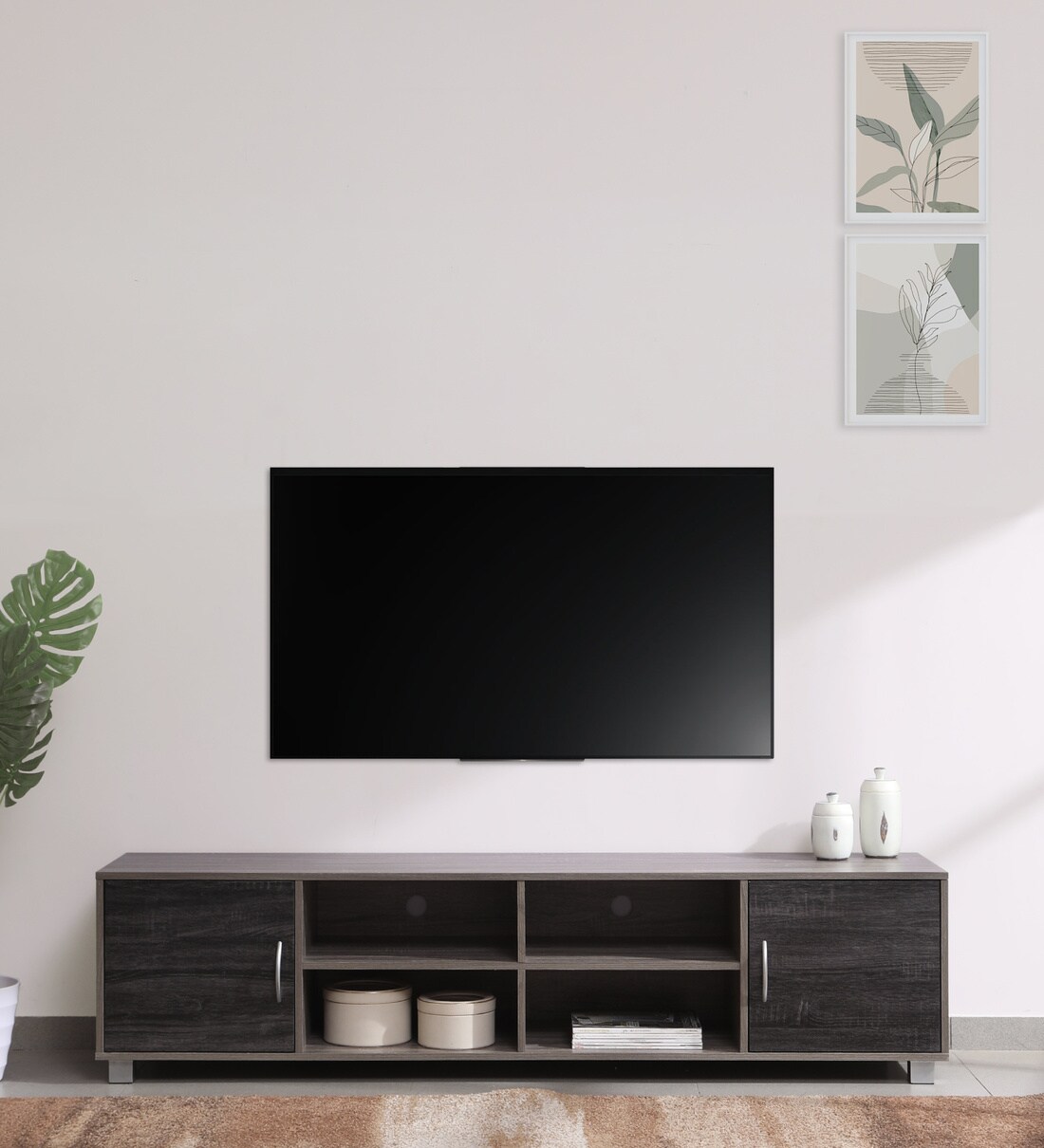 Buy Fudo TV Console for TVs up to 65\ in Rainwood Finish at 30% OFF by ...